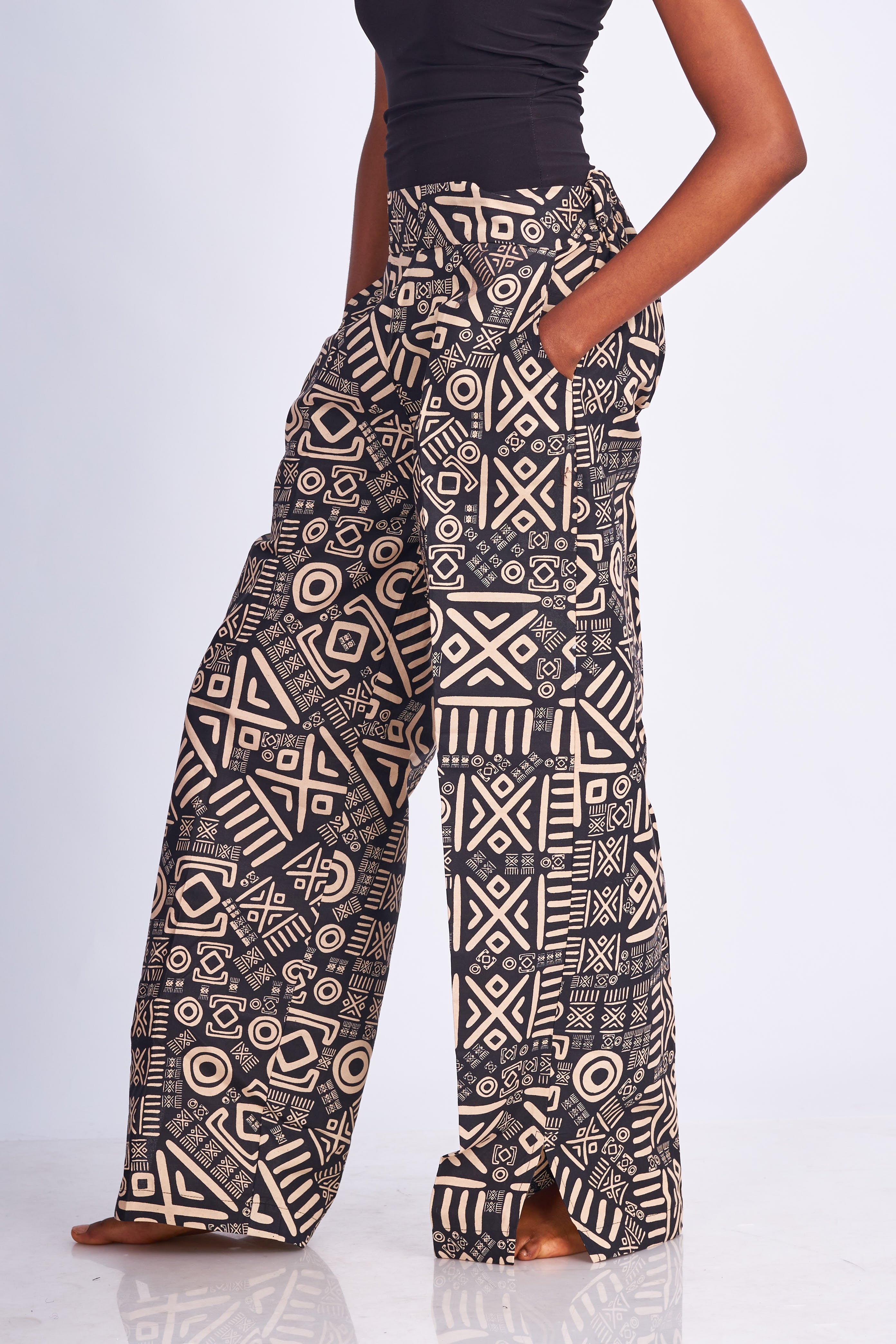 Nsibidi Loose Fit Pants (Women) | NAWTI by KOBO – KOBO!